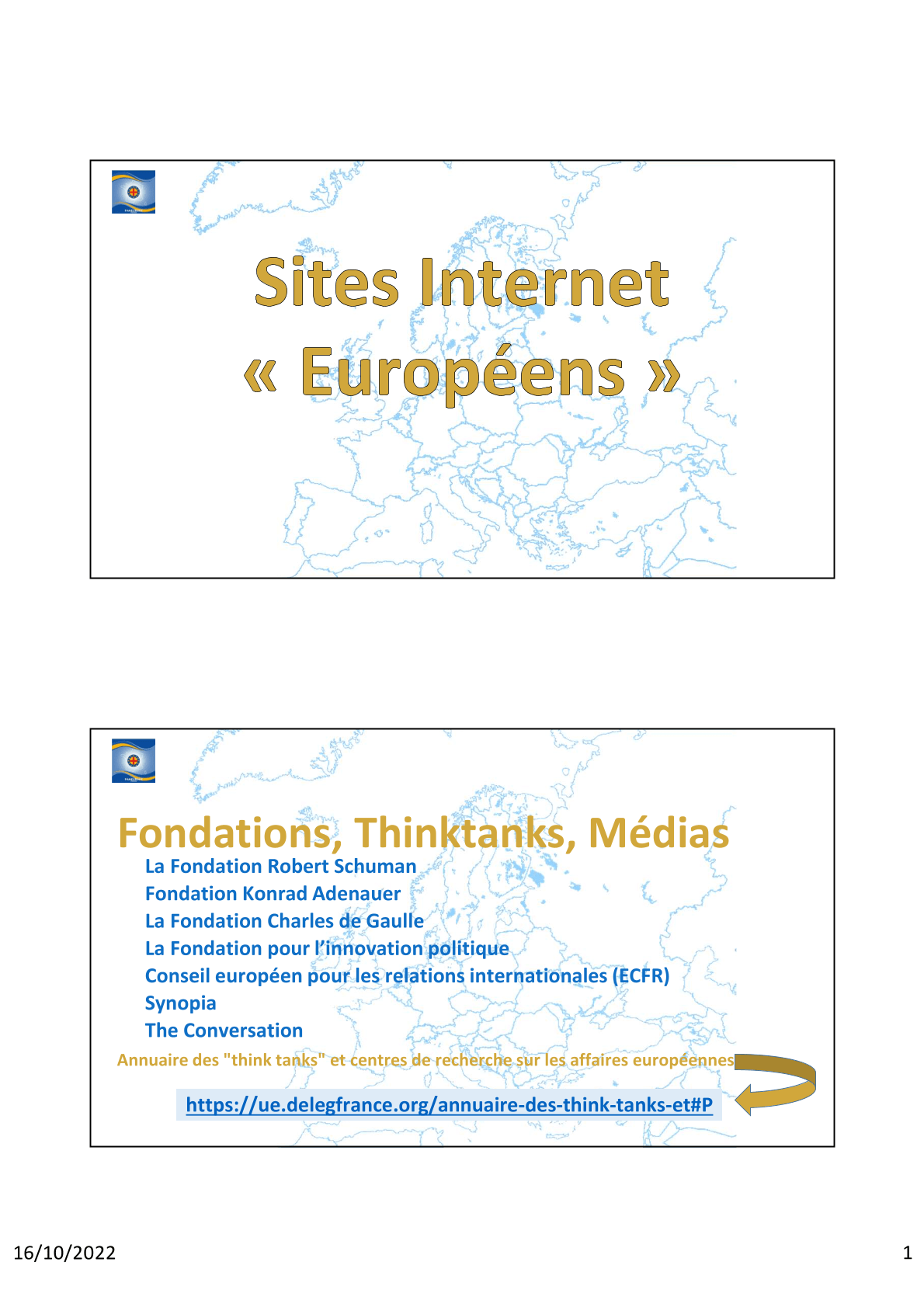 Sites Européens – Pan Europe France